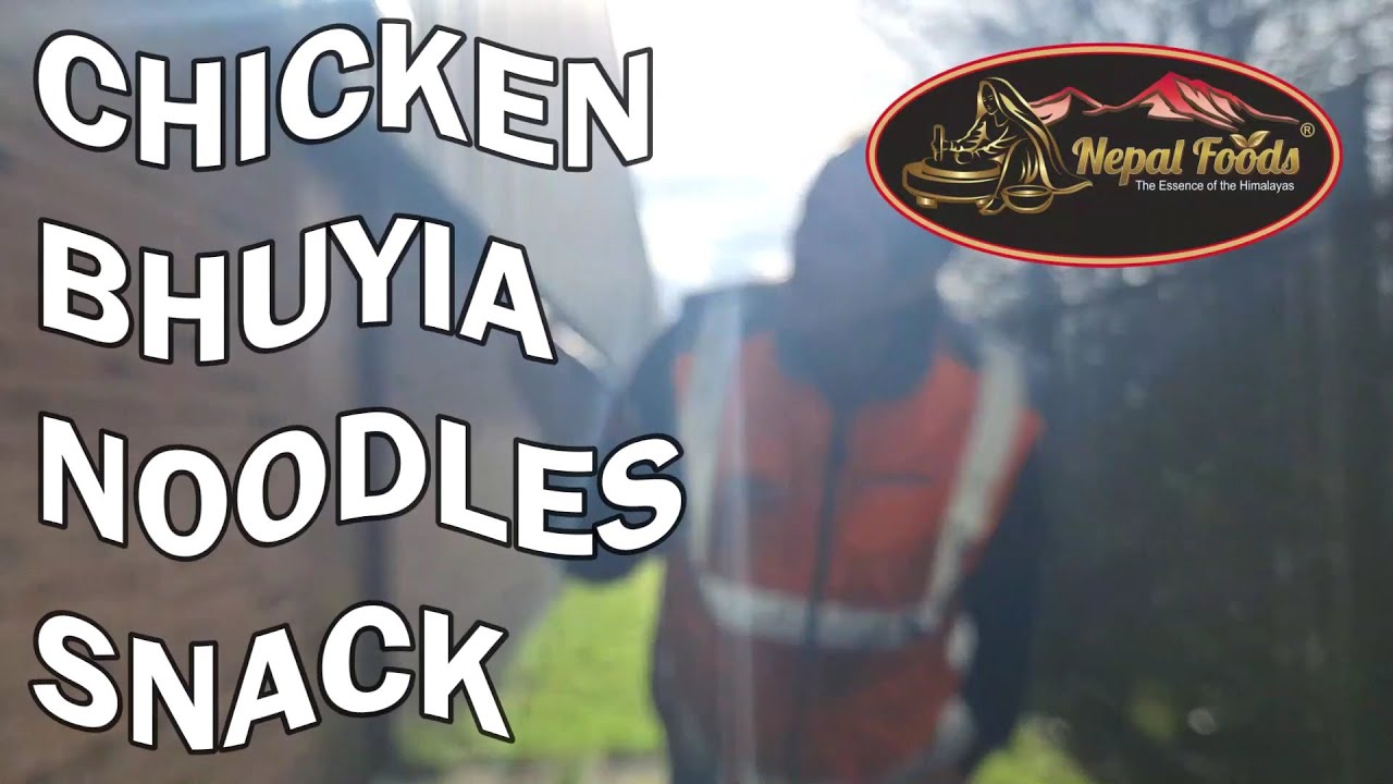 Nepal Foods Spicy & Tangy Chicken Bhujia Snack - YouTube