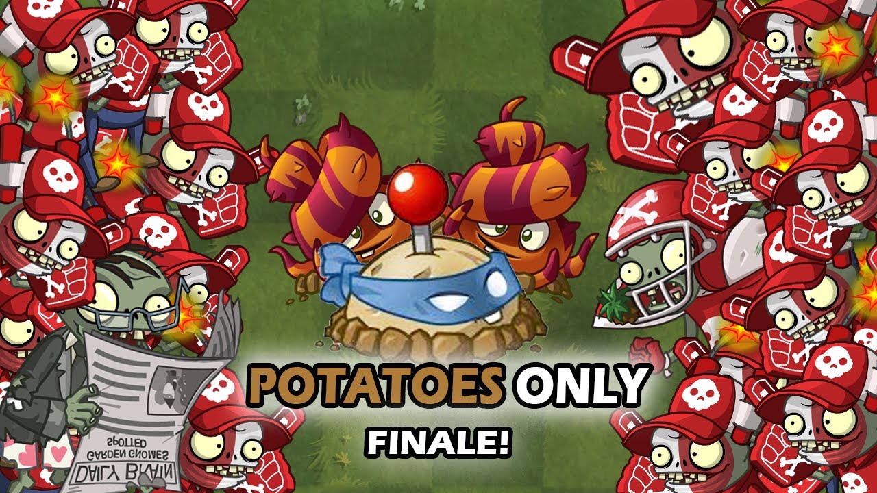 Can you beat Plants vs Zombies 2 with only potatoes? FINALE - YouTube
