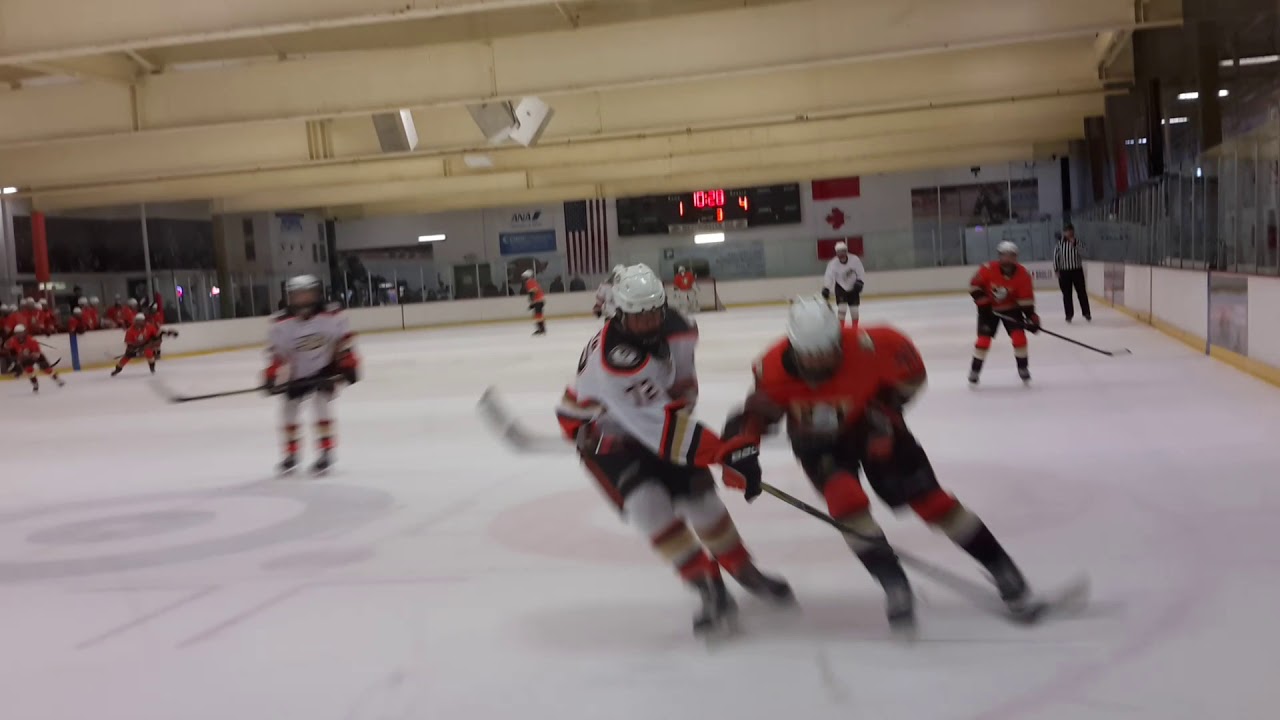 윤종혁 하키 Anaheim Jr.Ducks U15AAA vs Jr.Ducks U14AAA 3p @Westminster 2/25 ...