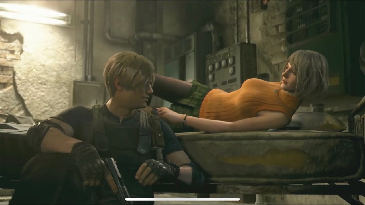 Resident Evil 4- lil baby tried to cuddle after i put it down i came in like a mf wrecking ball ...