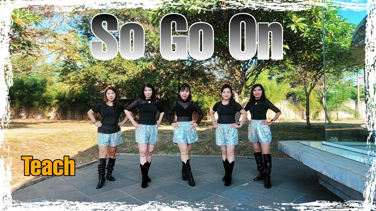 SO GO ON Line Dance (Teach) - YouTube