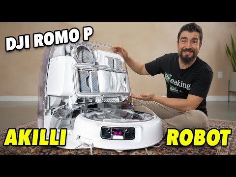 GELECEKTEN GELEN! DJI Romo P Akıllı Robot Süpürge
