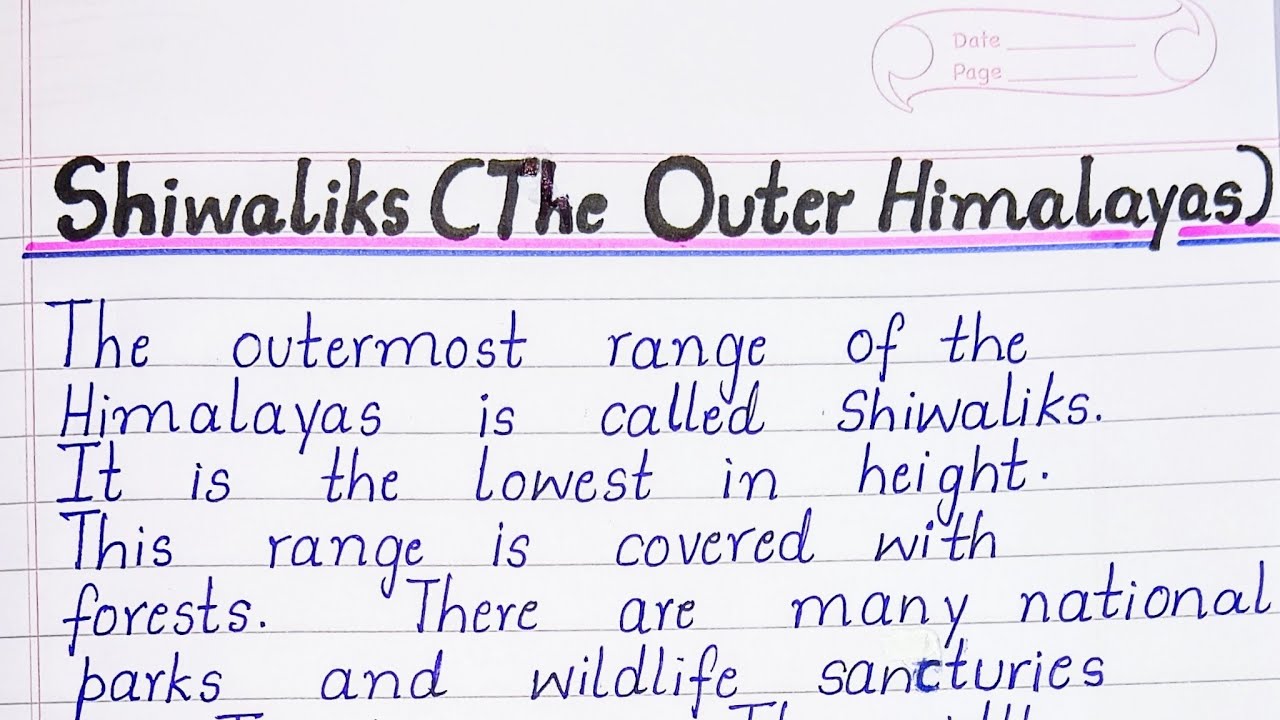 Shiwaliks (The Outer Himalayas) - YouTube