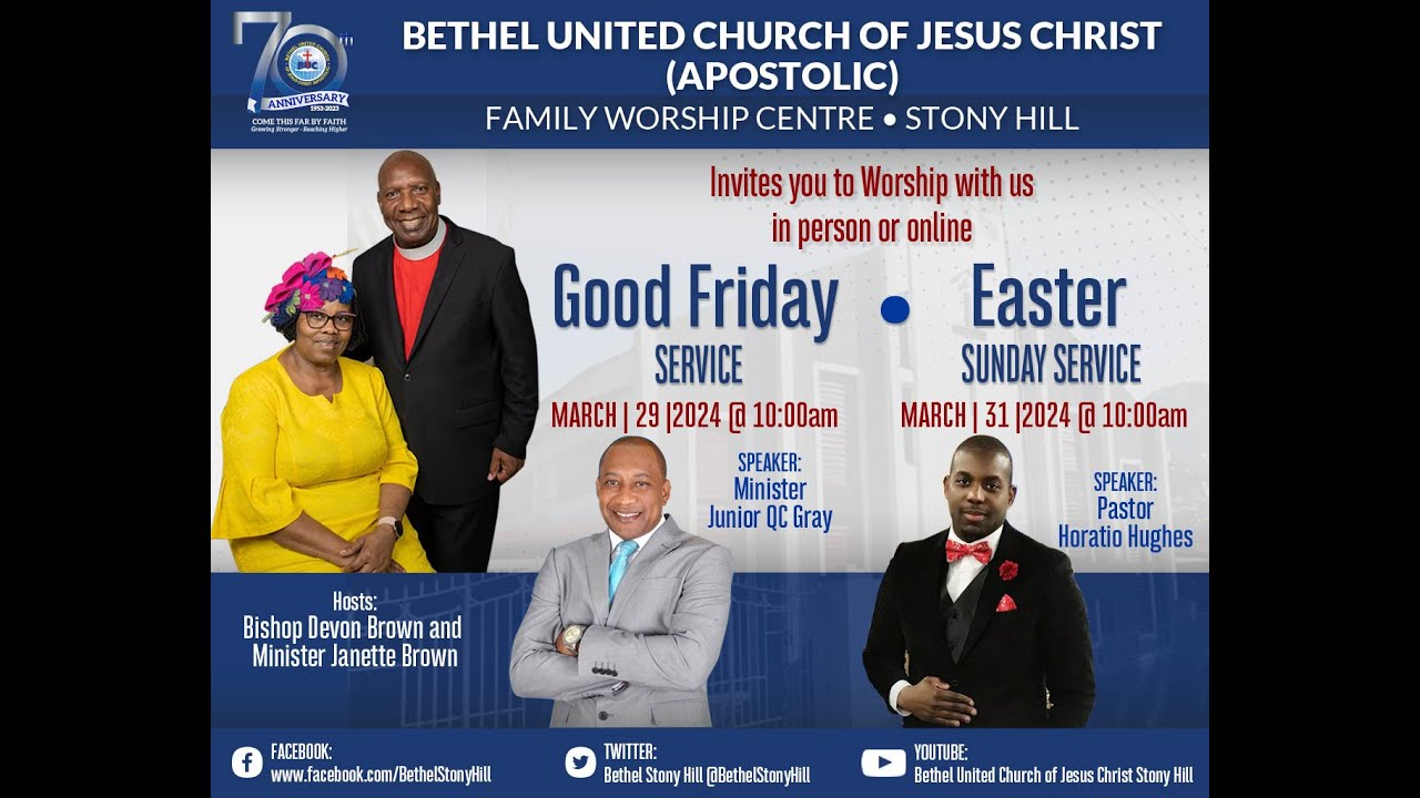 BUC Stony Hill | Easter Sunday Service | Mar 31, 2024 | Pastor Horatio ...