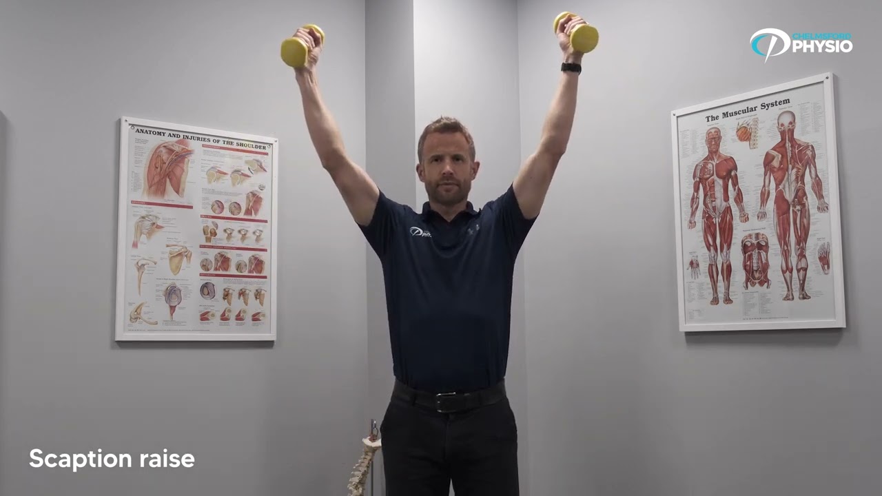 Scaption Raise | Chelmsford Physio - YouTube