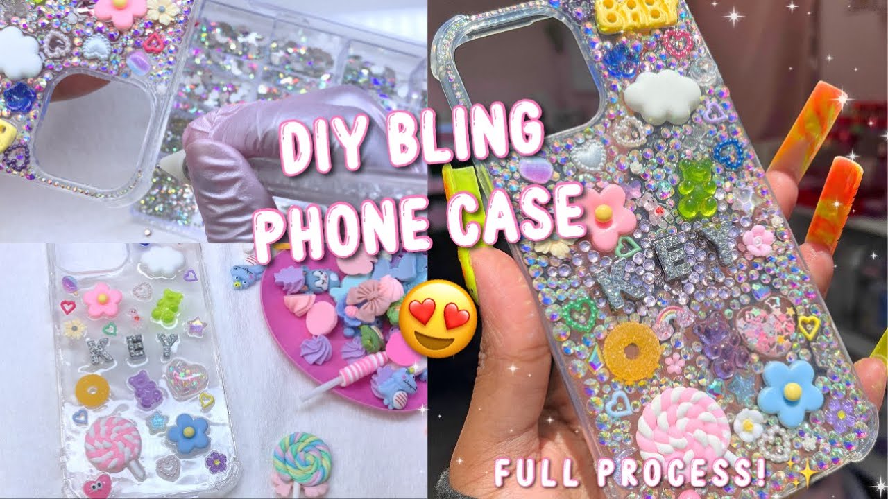 HOW TO CUSTOMIZE YOUR OWN CHARM CASE USING TEMU CHARMS! 💗 DIY PHONE ...