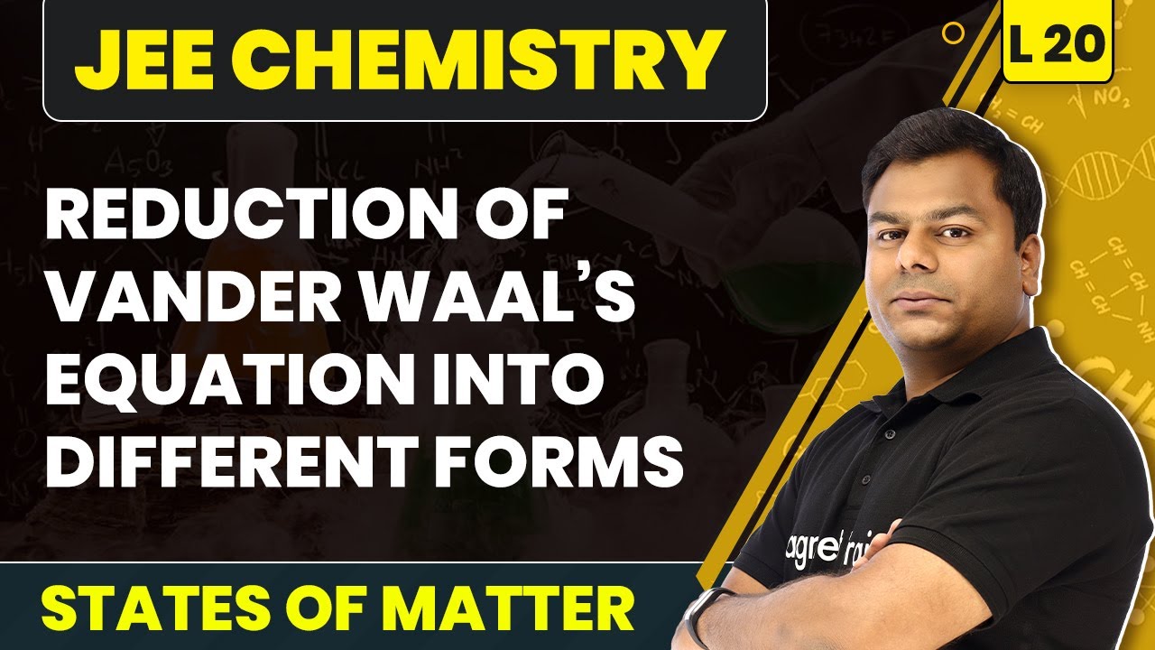 Reduction of Vander Waals Equation Into Different Forms | States of ...