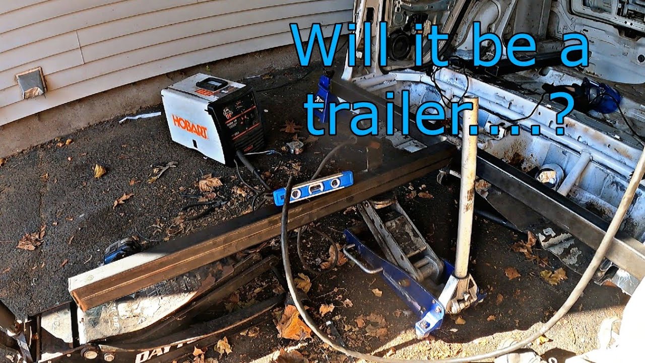 Half car trailer build part 1 - YouTube