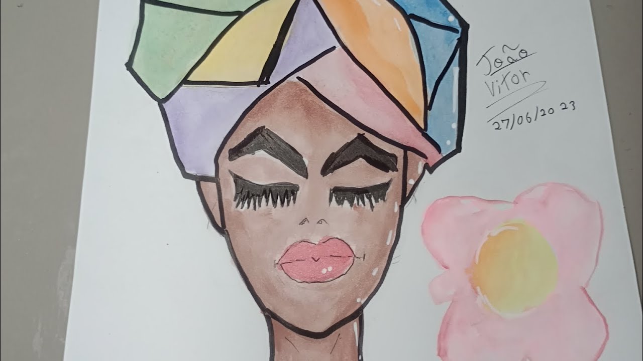Speed drawing aquarela - YouTube