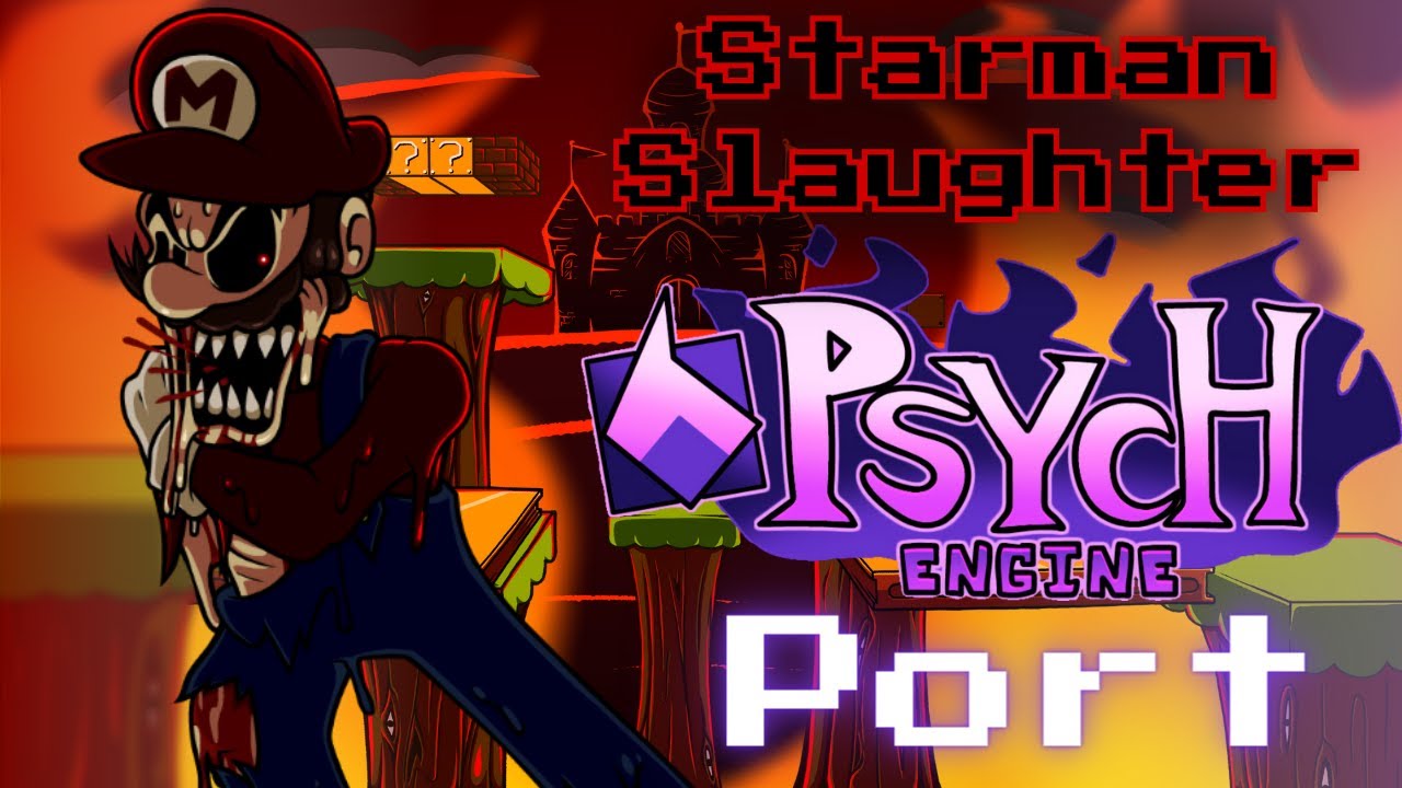 FNF | Mario Madness V2 (Starman Slaughter) Psych Engine Port (HIGH ...