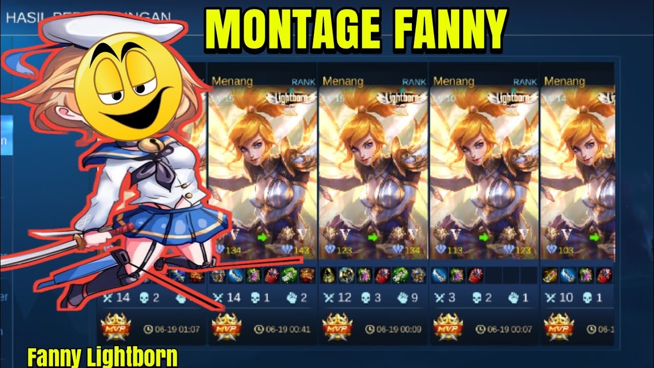 MONTAGE Lightborn Fanny part 1 | mobile Legends Bang Bang - YouTube