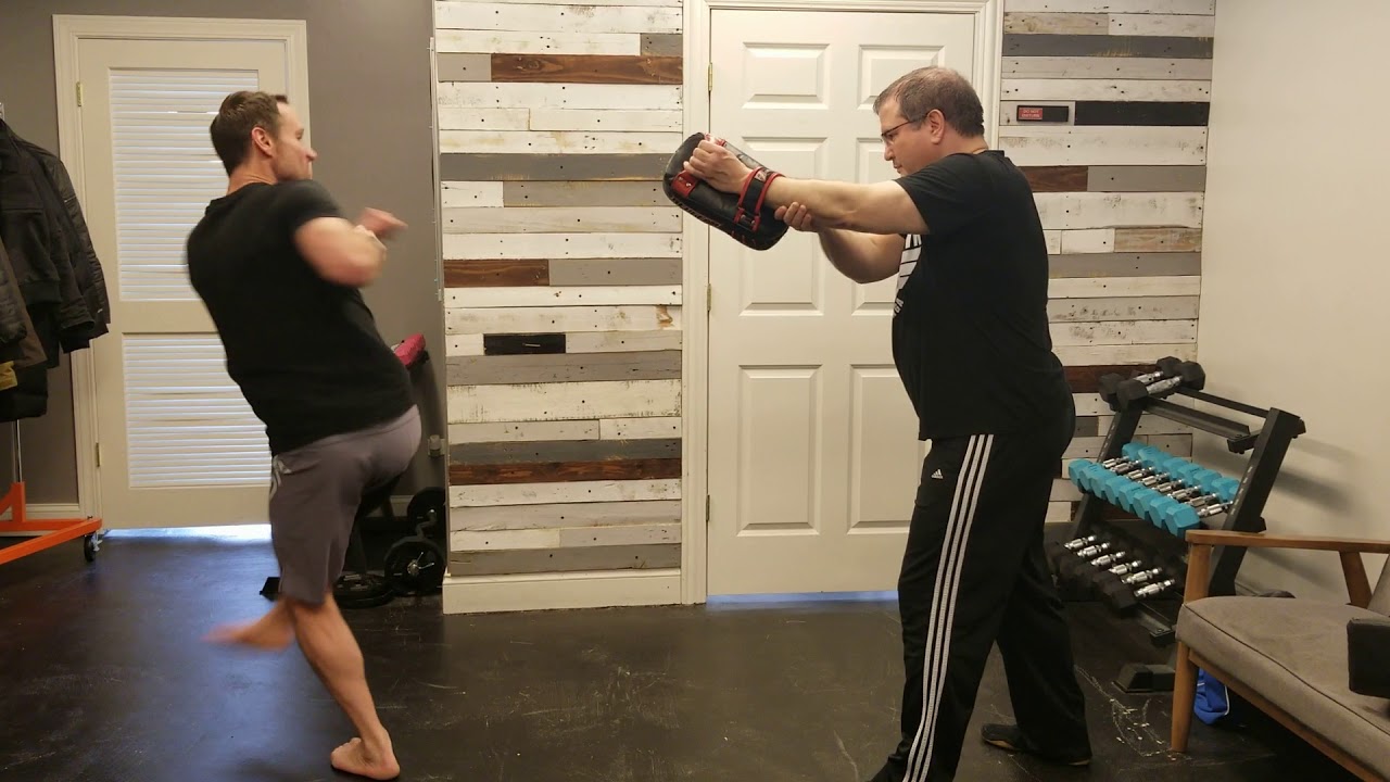 Spinning Slap Kick. Krav Maga Alliance. - YouTube