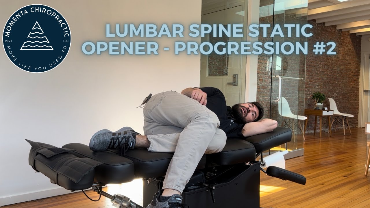 Neurodynamics Lumbar Spine Static Openers - Progression #2 - YouTube