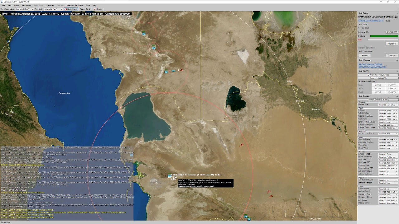 Sam Simulator in CMANO - YouTube