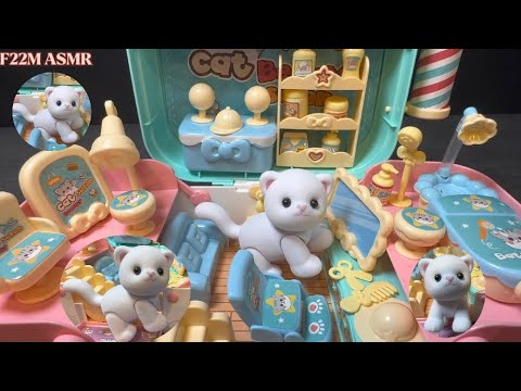 21 Minutes Satisfying with Unboxing Cat Beauty Salon Play Set Toys ...