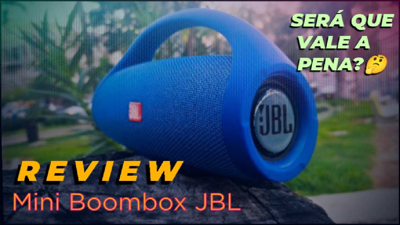 JBL MINI BOOMBOX RÉPLICA / REVIEW COMPLETO / TESTE DE GRAVE / SOM E ...