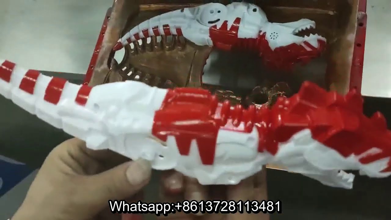 Big auto spray painting machine for dinosaur toy - YouTube