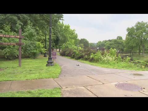 Suspect still at large in attack of jogger on Akron Towpath Trail - YouTube