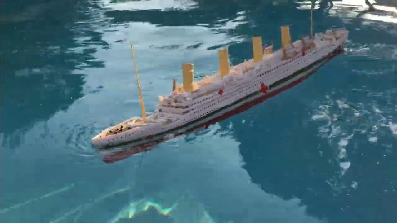 Britannic sinking model 1/570 Revell Modified Titanic Repaint (2022 ...