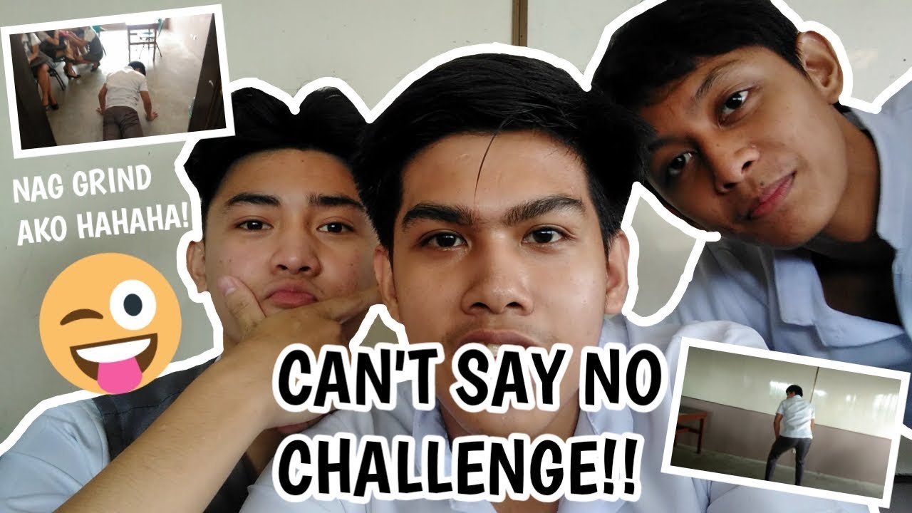 CAN'T SAY NO CHALLENGE (School edition) - YouTube