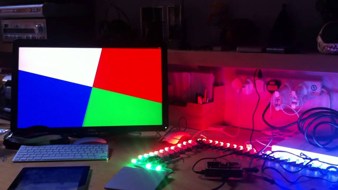 Testing Boblight Rig Before Install - YouTube