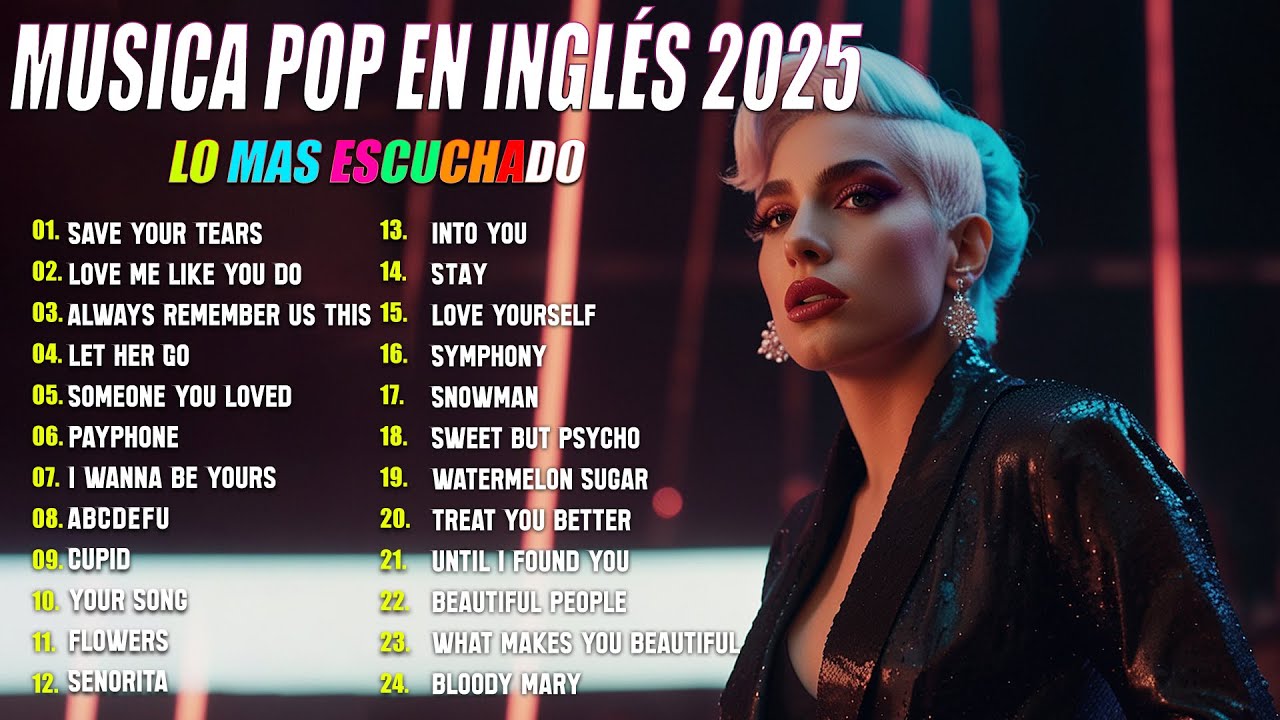 Musica En Inglés 2024 Lo Mas Escuchado - Las Mejores Canciones en ...