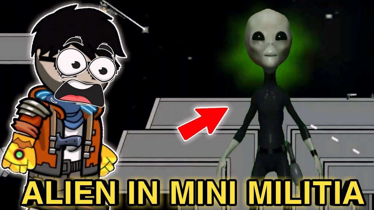 Alien in alienate map mini militia 😱 - YouTube