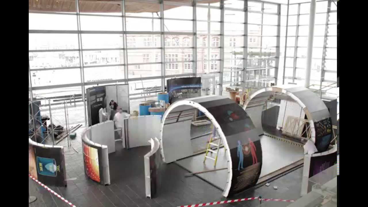 LHC Exhibition build - YouTube