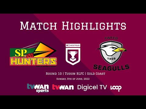 Tweed Heads Seagulls v SP PNG Hunters | Round 10 | Match Highlights ...