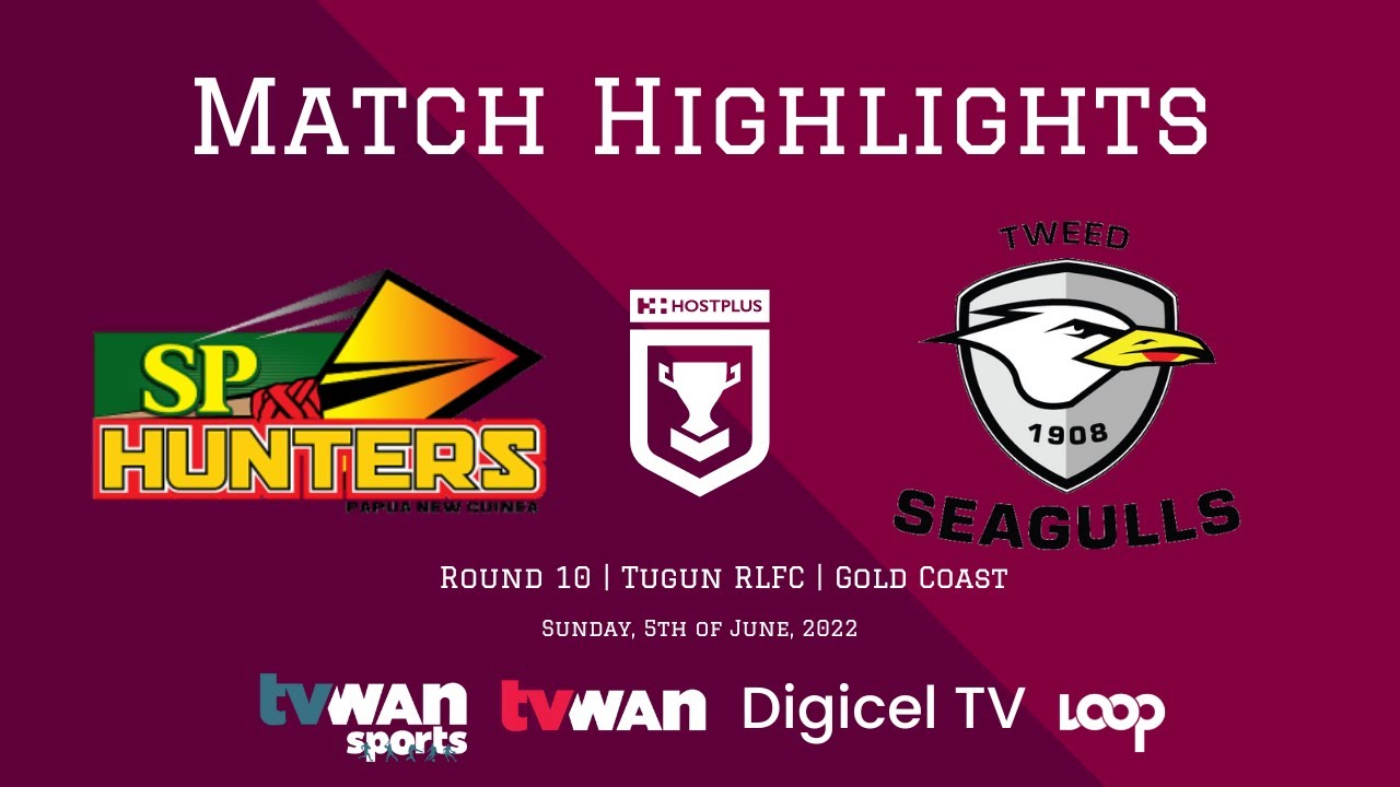 Tweed Heads Seagulls v SP PNG Hunters | Round 10 | Match Highlights ...