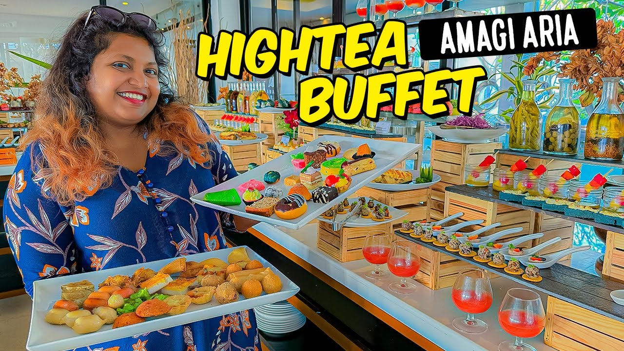 Unlimited High Tea Buffet at Amagi Aria - Negombo - YouTube