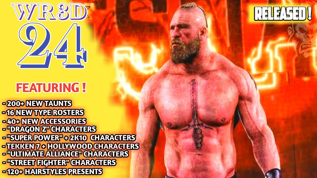 WWE 2k24 wr3d mod apk download - wwe 2k24 mod download link - Wr3d best ...