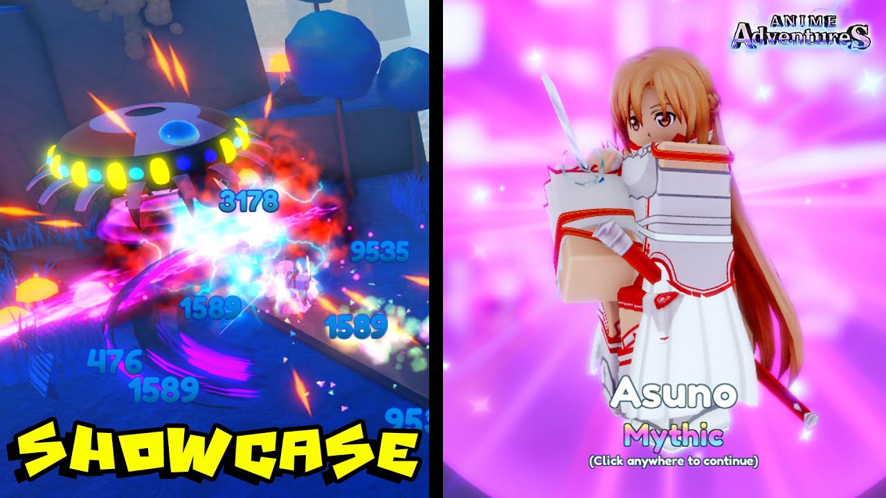 LVL 100 ASUNO (SPECIAL BANNER) SHOWCASE - ANIME ADVENTURES - YouTube