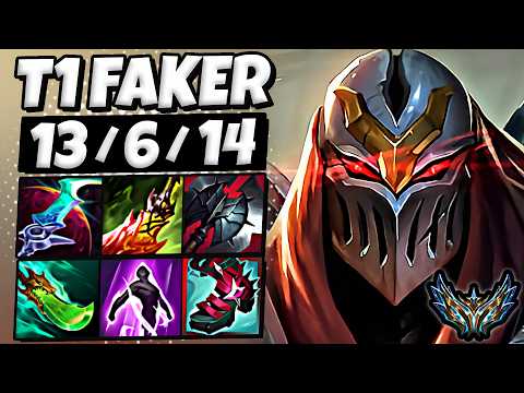 T1 Faker Zed vs Pantheon [ MID ] Patch 26.8 Korea Challenger 1872 LP
