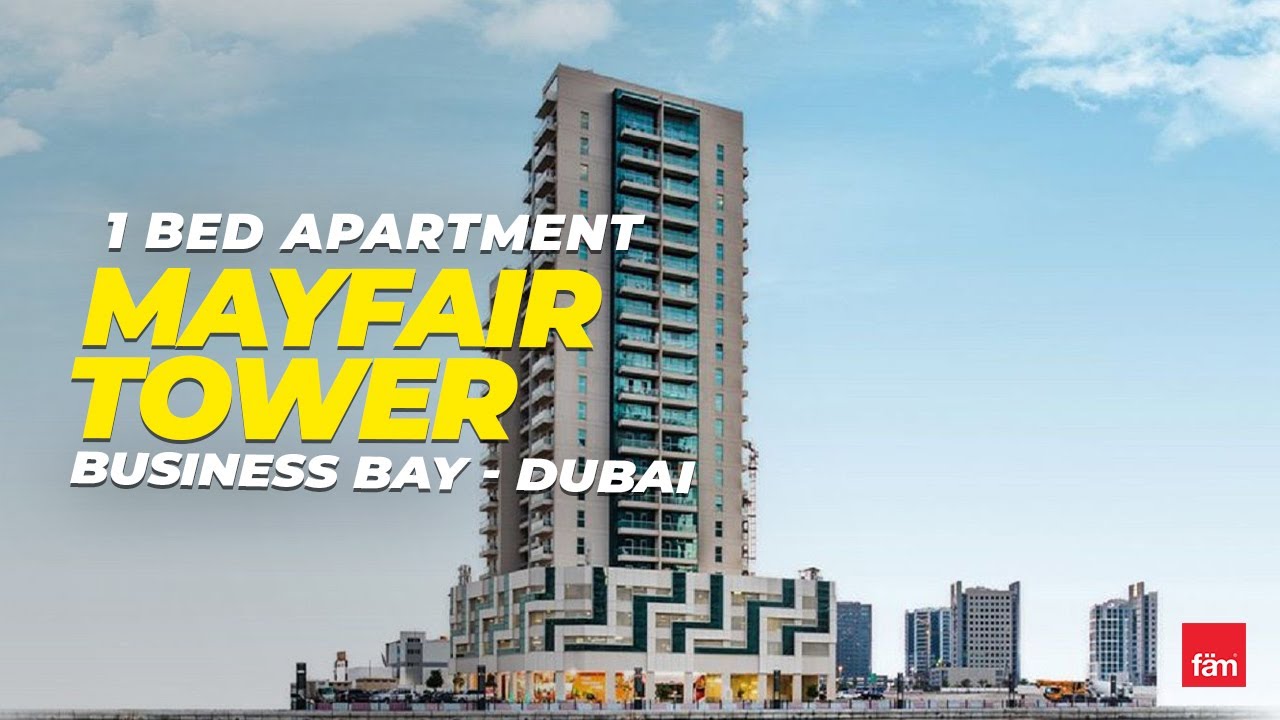 Spacious 1 Bedroom Apartment in Mayfair Tower, Business Bay, Dubai ...