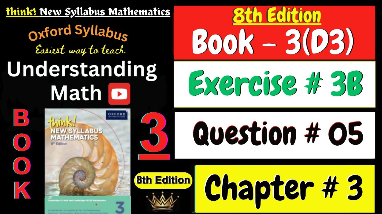 D3 Math Book Chapter 3 Exercise 3B Question 5 | Quadratic and ...