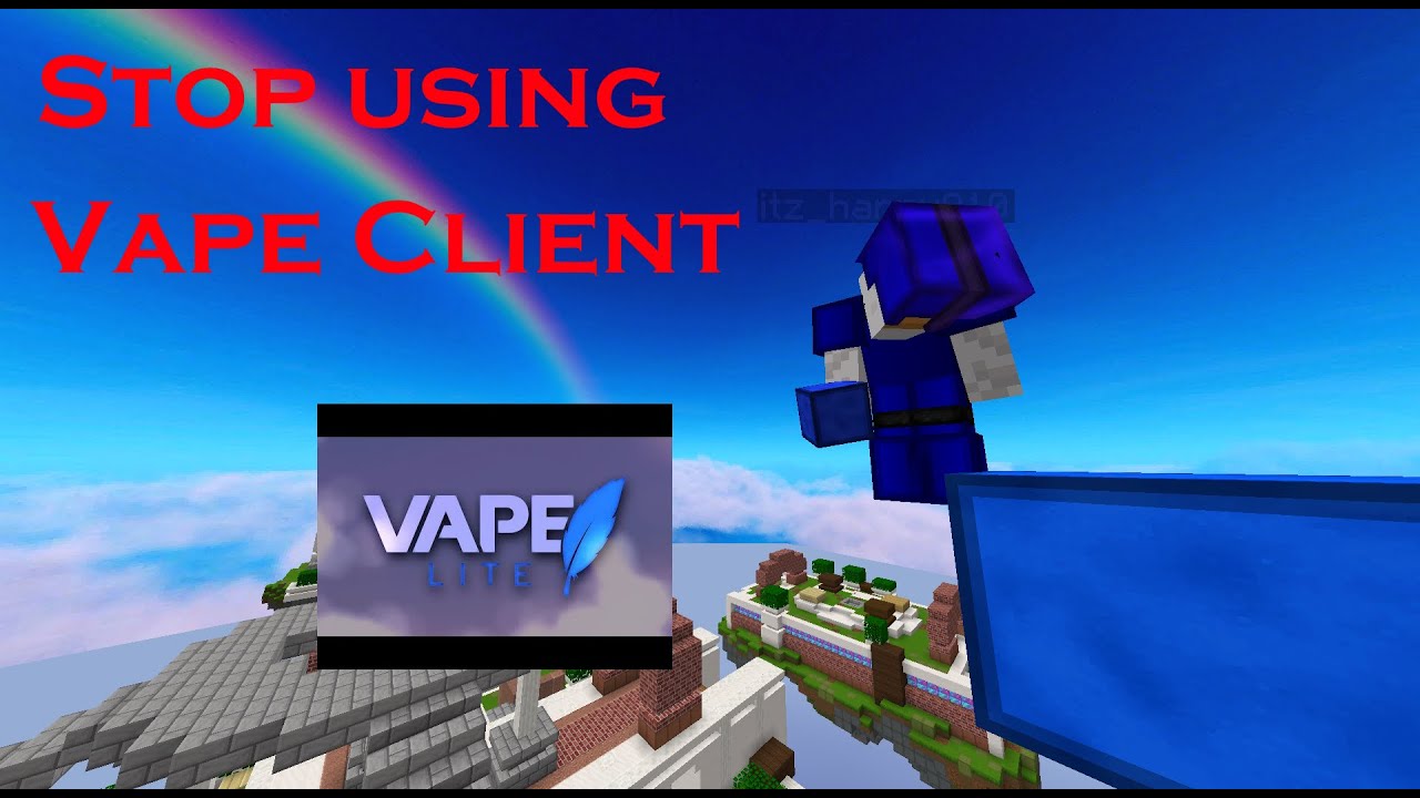 People should stop using Vape Client. - YouTube