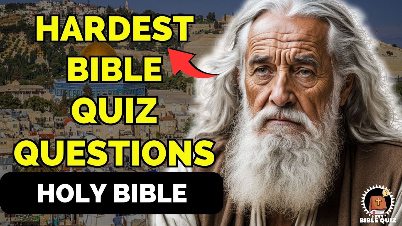 15 BIBLE QUESTIONS TO TEST YOUR BIBLE KNOWLEDGE - Bible Quiz - YouTube