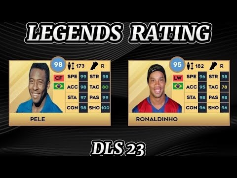 Legends Rating In DLS 23 | Dream League Soccer 2023 - YouTube