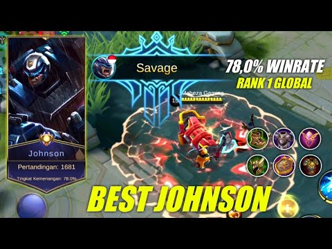BEST BUILD JOHNSON PALING SAKIT | 78,0% WINRATE | Mobile Legends - YouTube