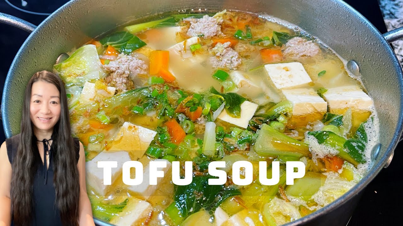 Cambodian Style Tofu Soup || Ly Cooks - YouTube