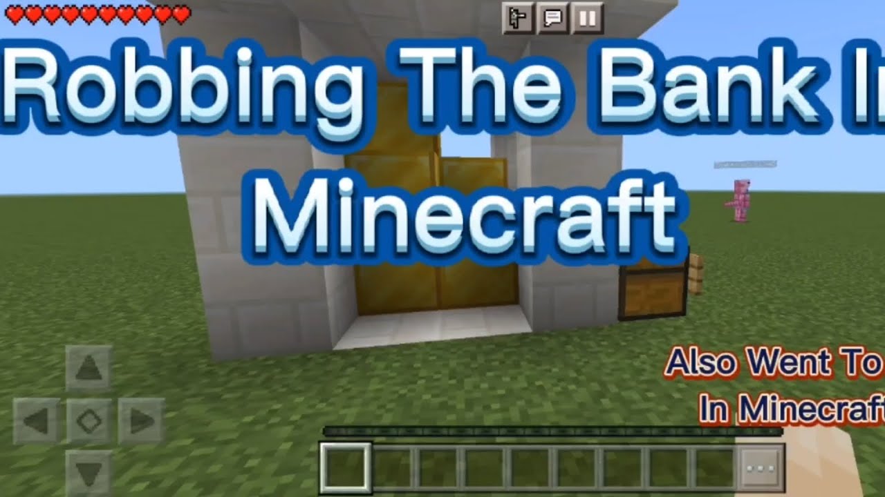[OLD BUT AMAZING VIDEO] Robbing The Bank In Minecraft (feat. TECB1) and ...