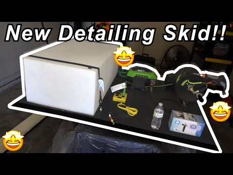 Detailing setup/skid - YouTube