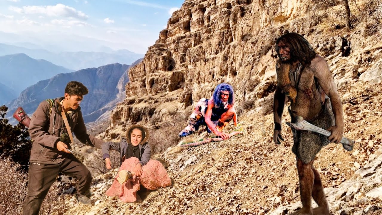 🦖🔥🏹 Breathtaking battle: Caveman's surprise attack on Fardin - YouTube