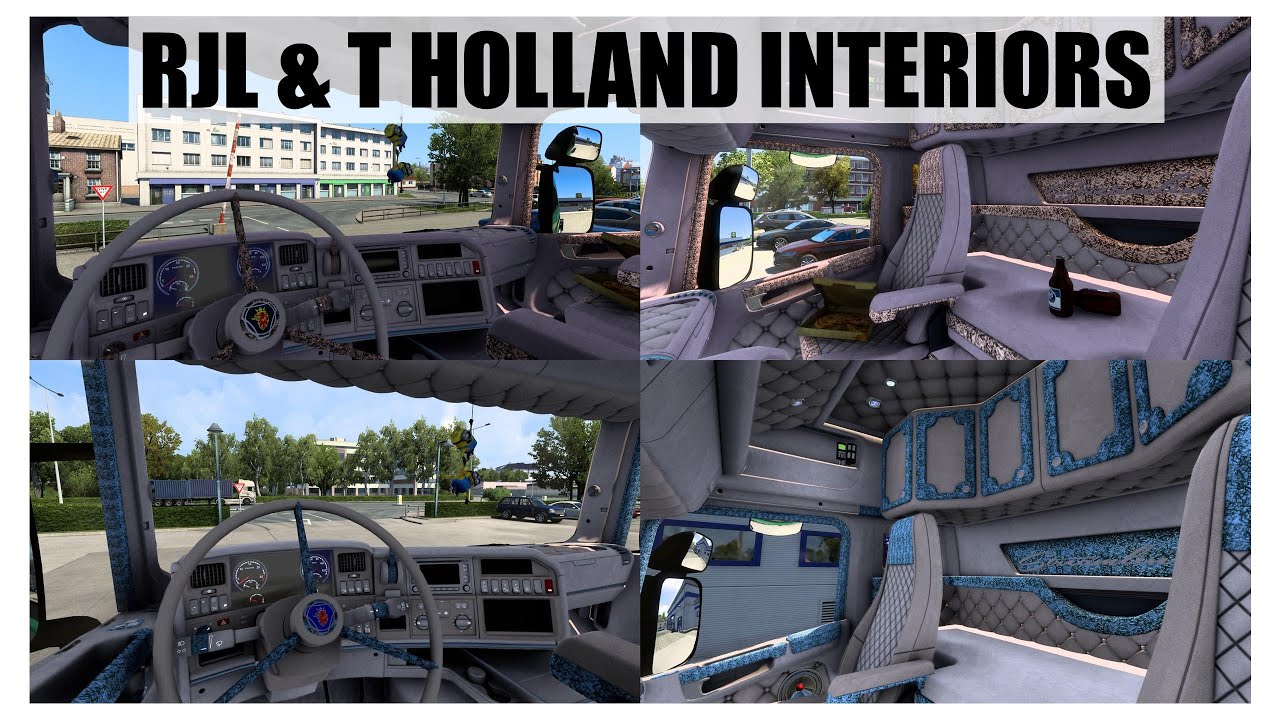 [ ETS 2 1.49 BÊTA ] 🔹RJL & RJL T 6 SERIES HOLLAND INTERIORS🔹 - YouTube