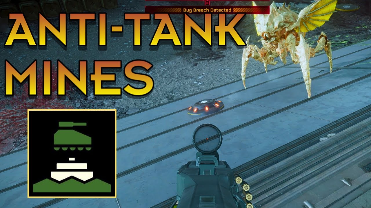 Helldivers 2 - first time trying the new anti-tank mines (Helldive ...