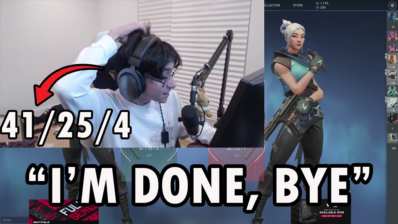 SEN Tenz gets ANNOYED by Stream Snipers & Ends Stream Early - YouTube