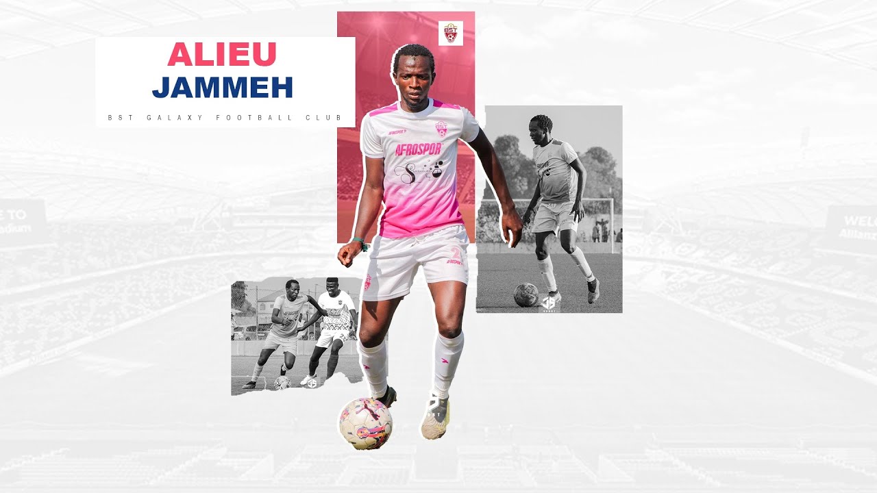 Alieu Jammeh Striker /Right Winger BST Galaxy _2023_24_Highlights - YouTube