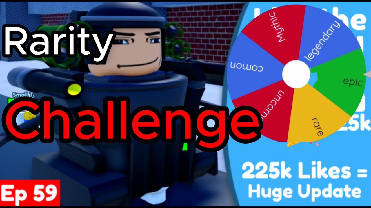 Rarity Wheel Challenge Toilet Tower Defense! - YouTube