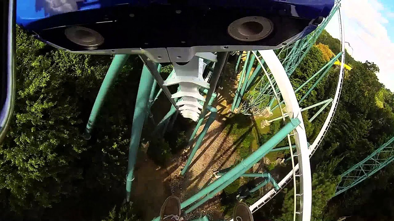 Busch Gardens Alpengeist Roller-Coaster - YouTube